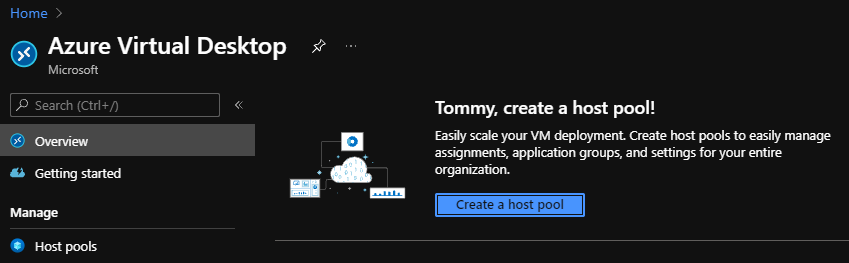 Azure Virtual Desktop and AzureAD joined VM