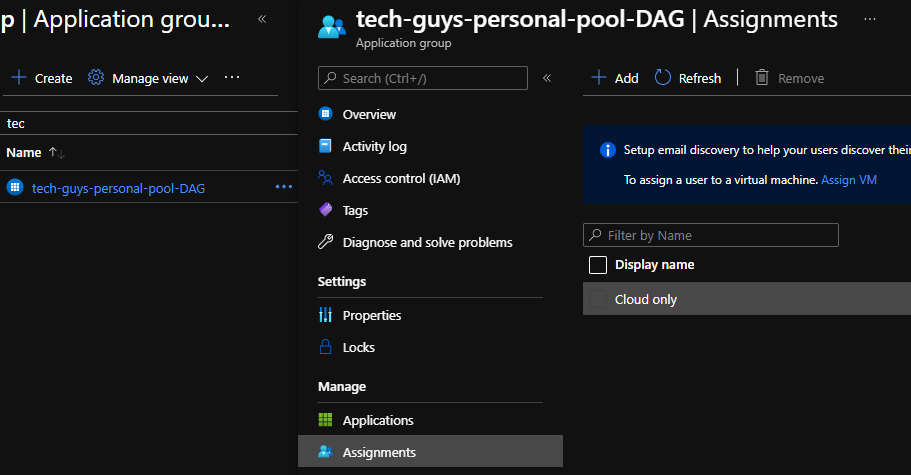 Azure Virtual Desktop and AzureAD joined VM