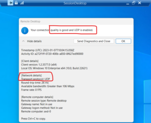 RDP ShortPath for Azure Virtual Desktop